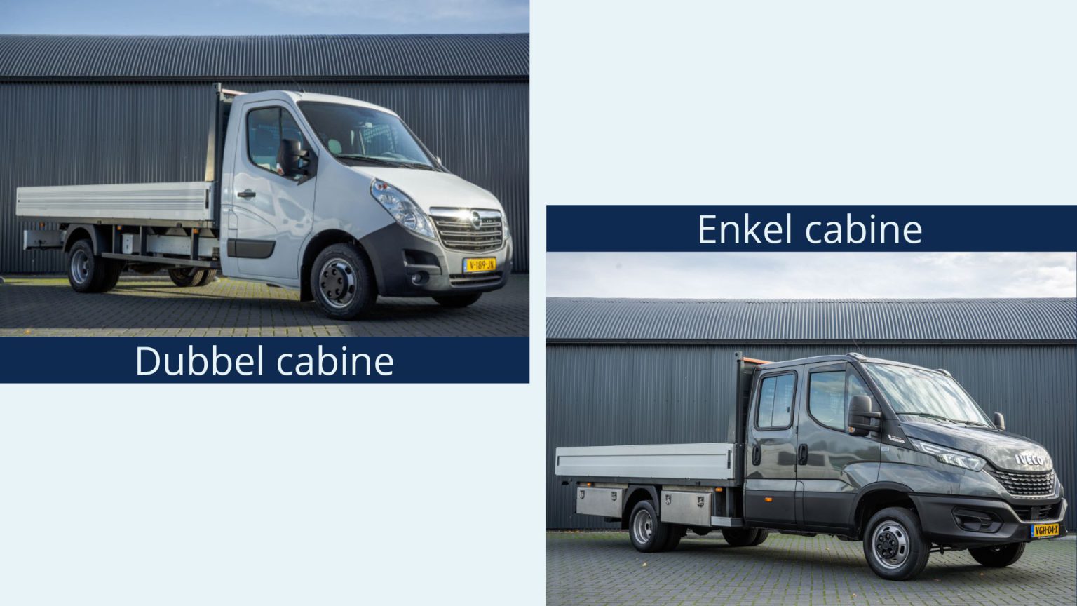 Ontdek de carrosserievorm: Kipper - Andriessen Bedrijfswagens